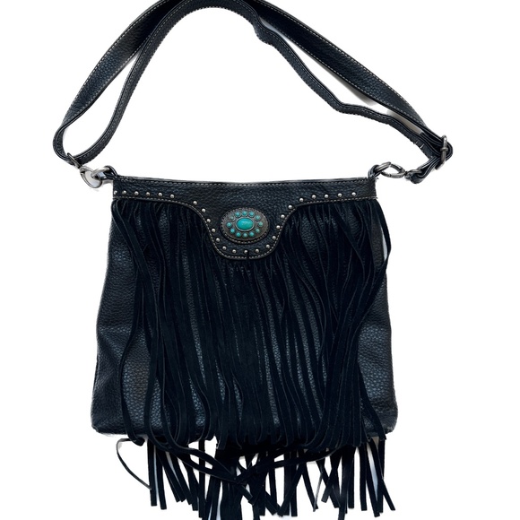 Trinity Ranch | Bags | Trinity Ranch Leather Crossbody Bag Cowgirl ...